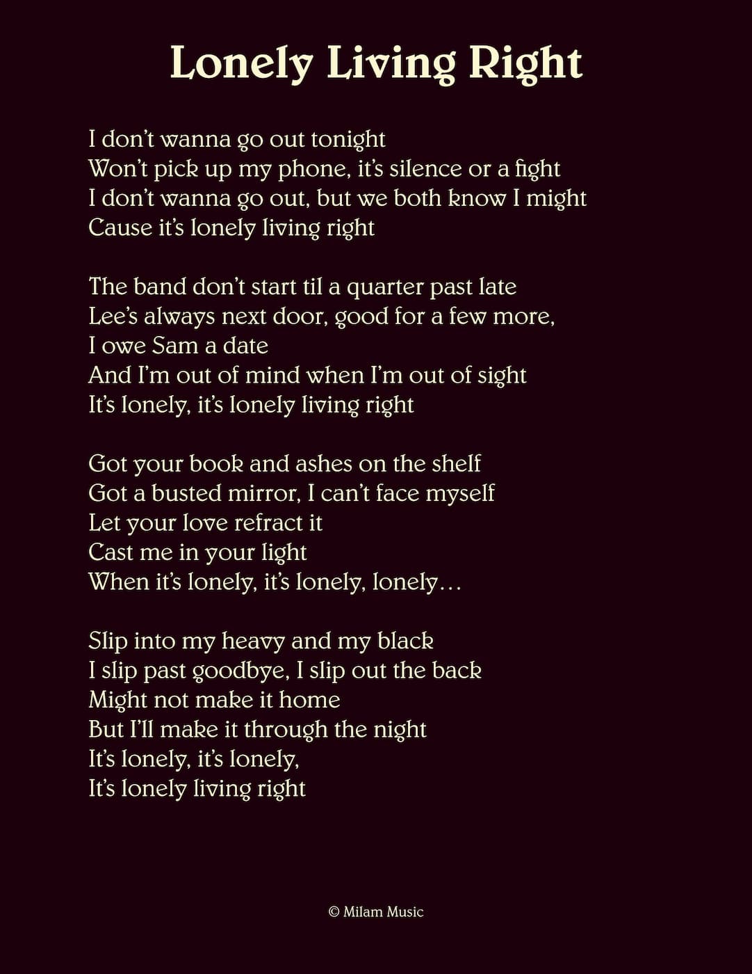 Meanwhile - Chris Milam